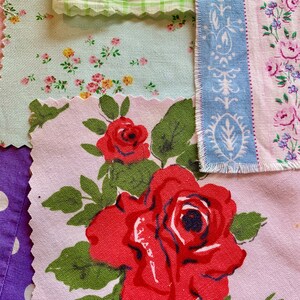 Vintage Fabric Scraps, Sewing, Stitching, Slow Sewing, Sewing Projects ...