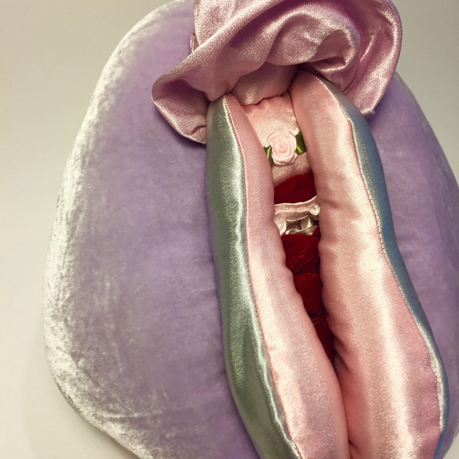 Wondrous Vulva Puppet anatomical Vulva Puppet Violet Silk | Etsy Australia
