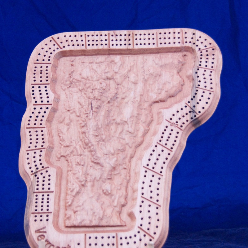 Cribbage Board With Maps - Etsy