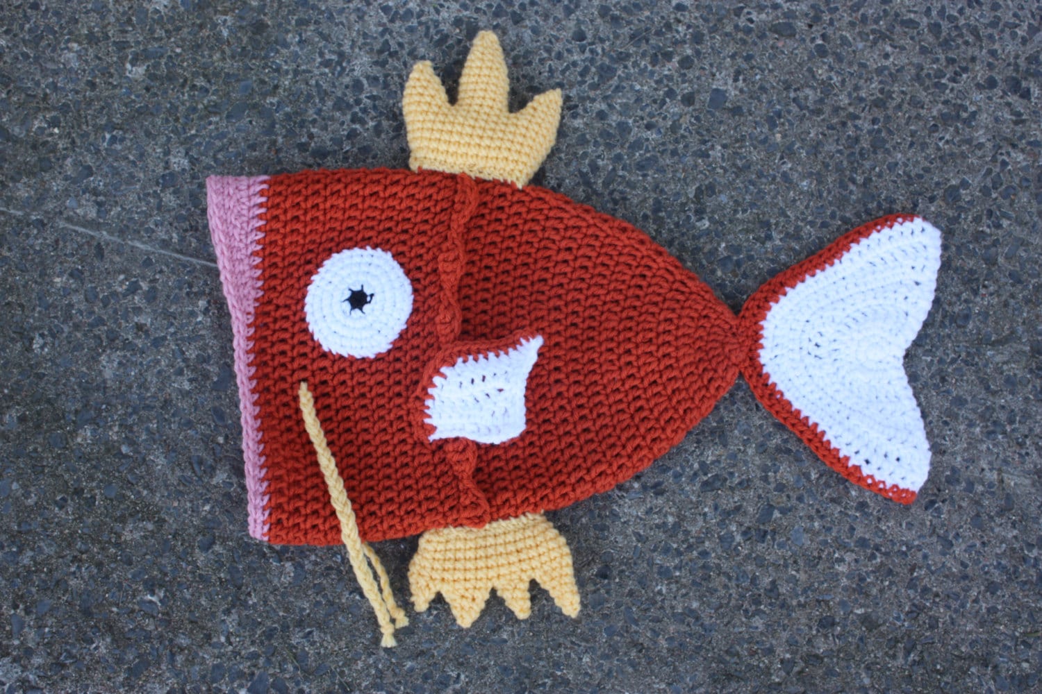 CROCHET PATTERN: Magikarp Slouchy Hat - Etsy