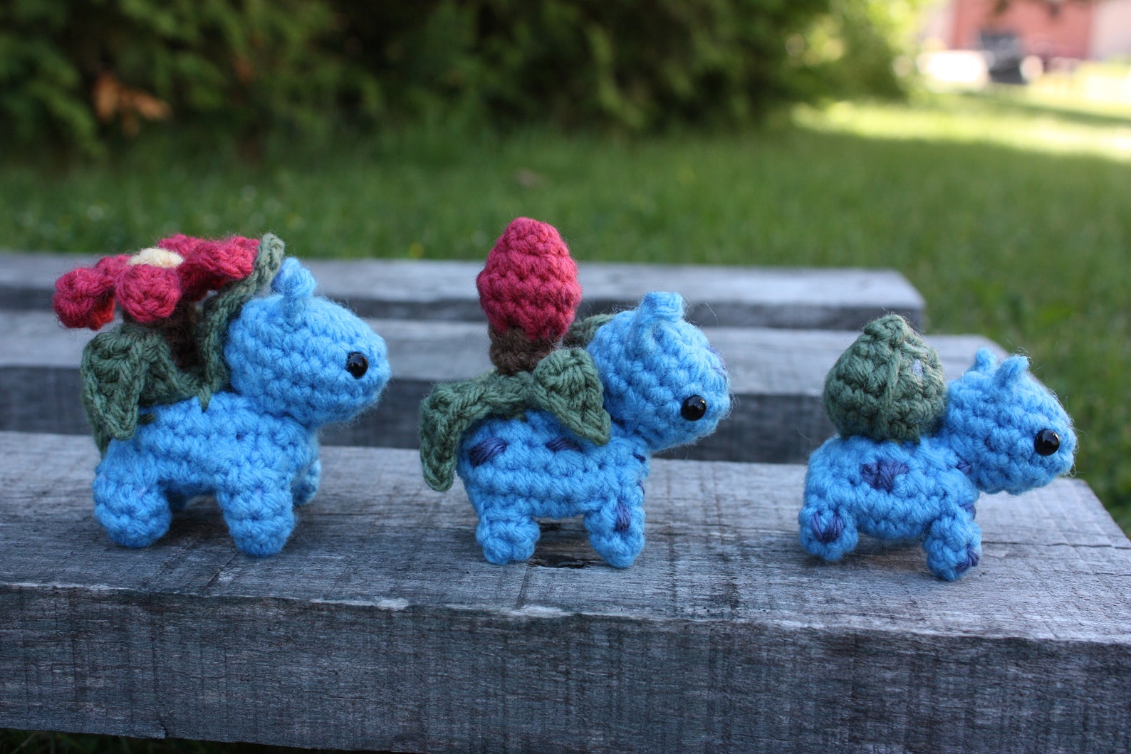CROCHET PATTERN: Bulbasaur Ivysaur Venusaur | Etsy