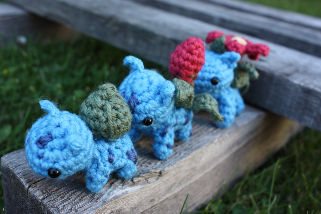 CROCHET PATTERN: Bulbasaur, Ivysaur, Venusaur - Etsy