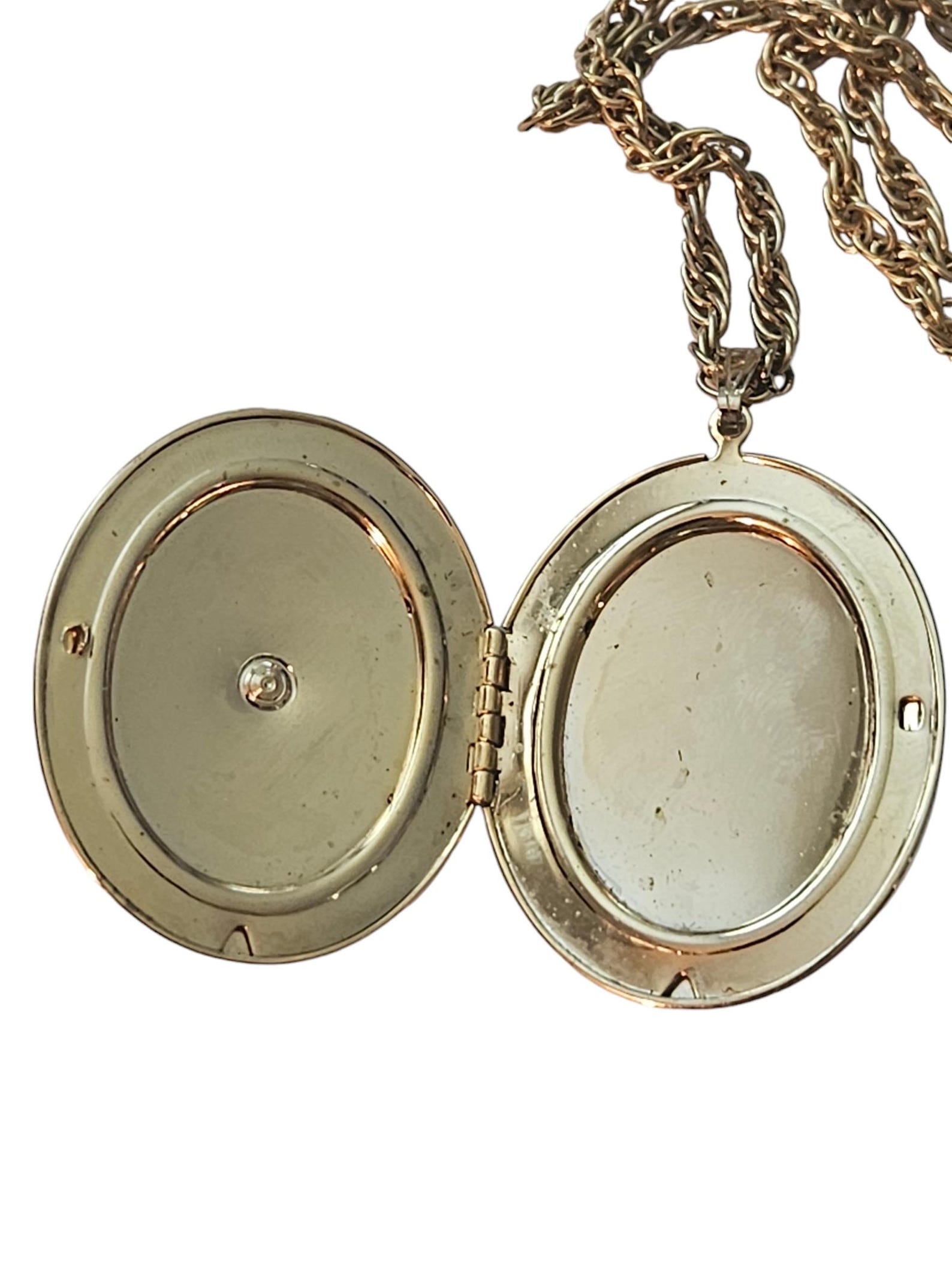 Sarah Coventry Goldtone Oval Locket Necklace - Etsy