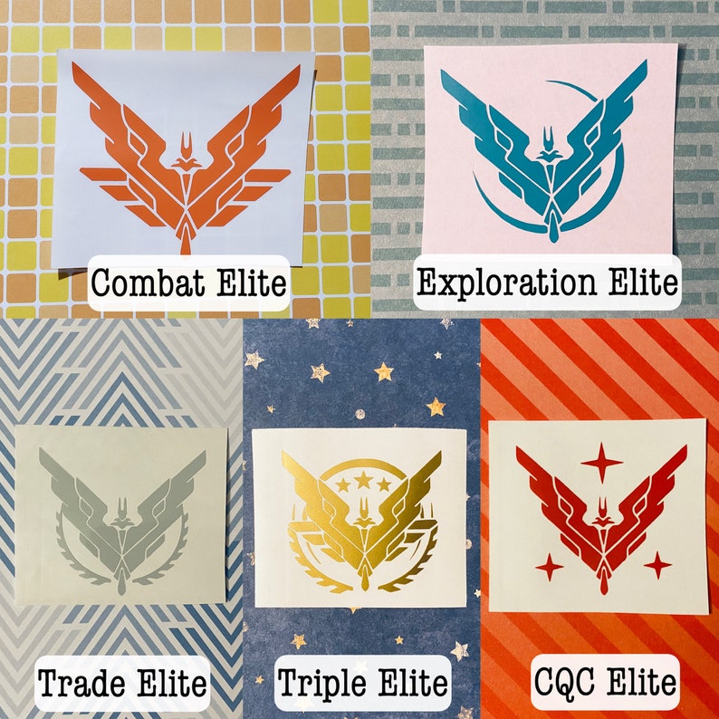 Elite Dangerous Elite Rank Permanent Vinyl Decal - Etsy