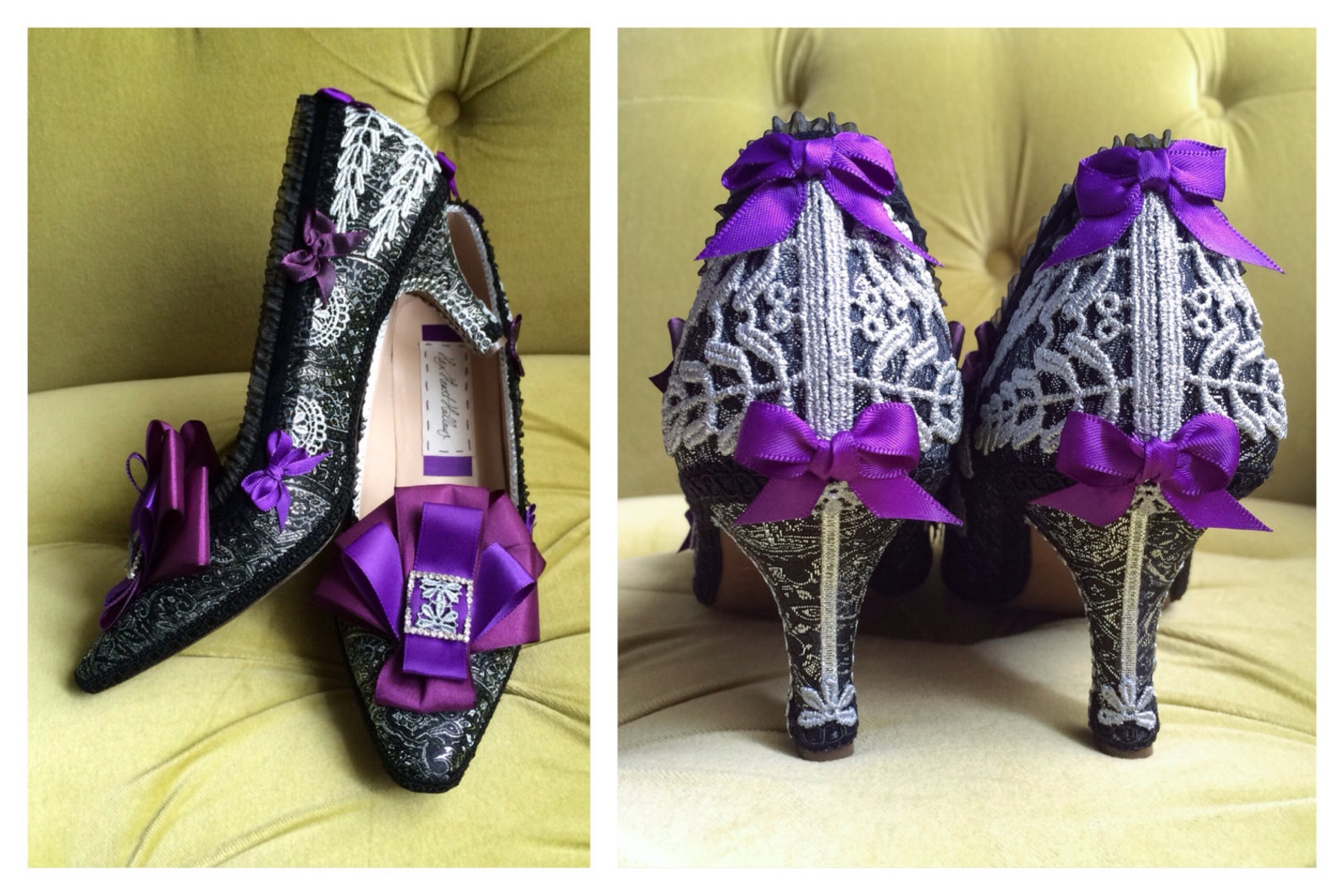 Goth Marie Antoinette Shoes Costume Heels Rococo Baroque - Etsy