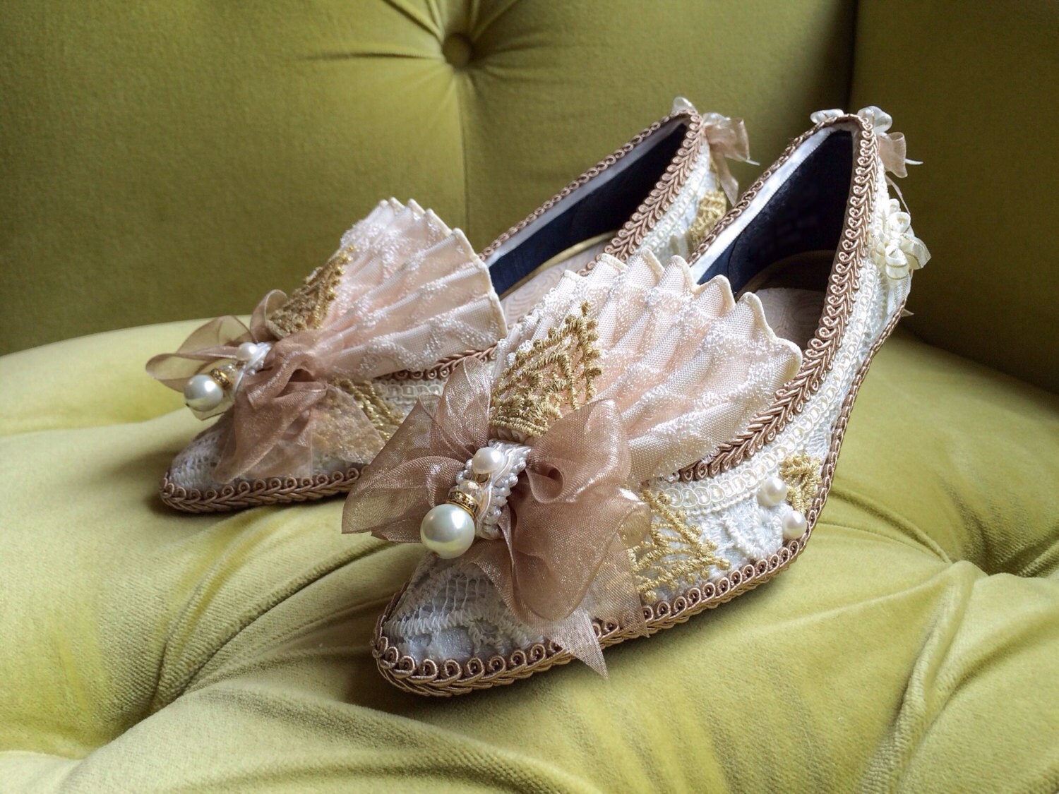 Marie Antoinette Heels Shoes Rococo Baroque Fashion Costume - Etsy