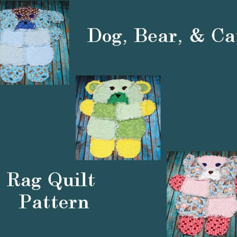 Teddy Bear Rag Quilt - Etsy