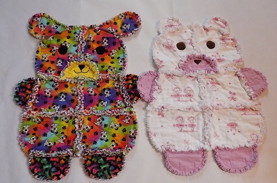MINI Dog Cat Bear Rag Quilt Pattern - Etsy