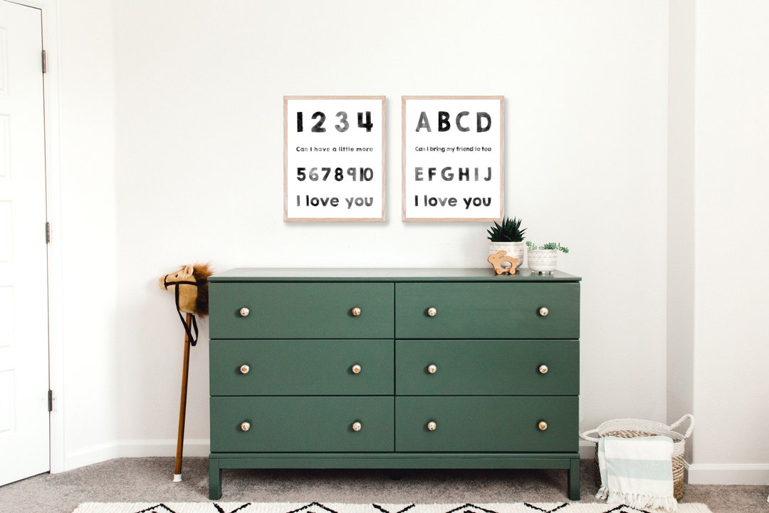 2 Print Set, All Together Now Song Lyric Art, Nursery Wall Decor - Etsy