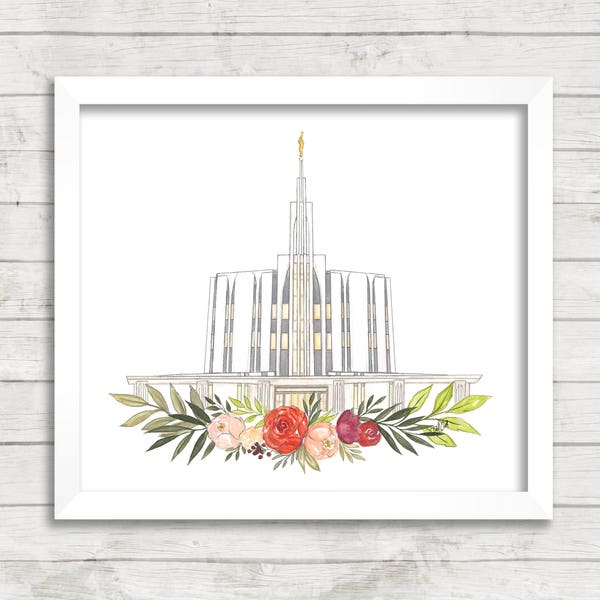 Seattle Temple - Etsy