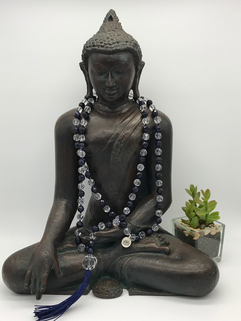 Mala Beads/108 Bead Mala/tassel Necklace/yoga Jewelry/prayer Meditation ...