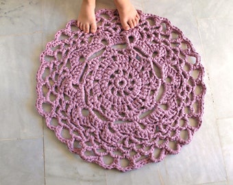 PDF Pattern Crochet Red Rag Rug | Etsy