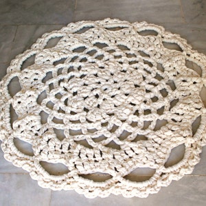 PDF Pattern Crochet Red Rag Rug - Etsy