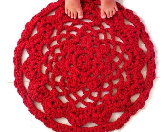 INSTANT DOWNLOAD PDF Pattern Round Crochet Rag Rug - Etsy