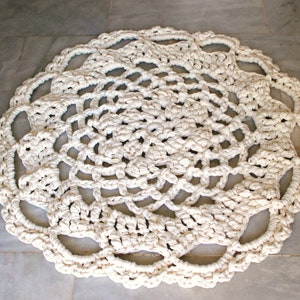 PDF Pattern Crochet Red Rag Rug - Etsy