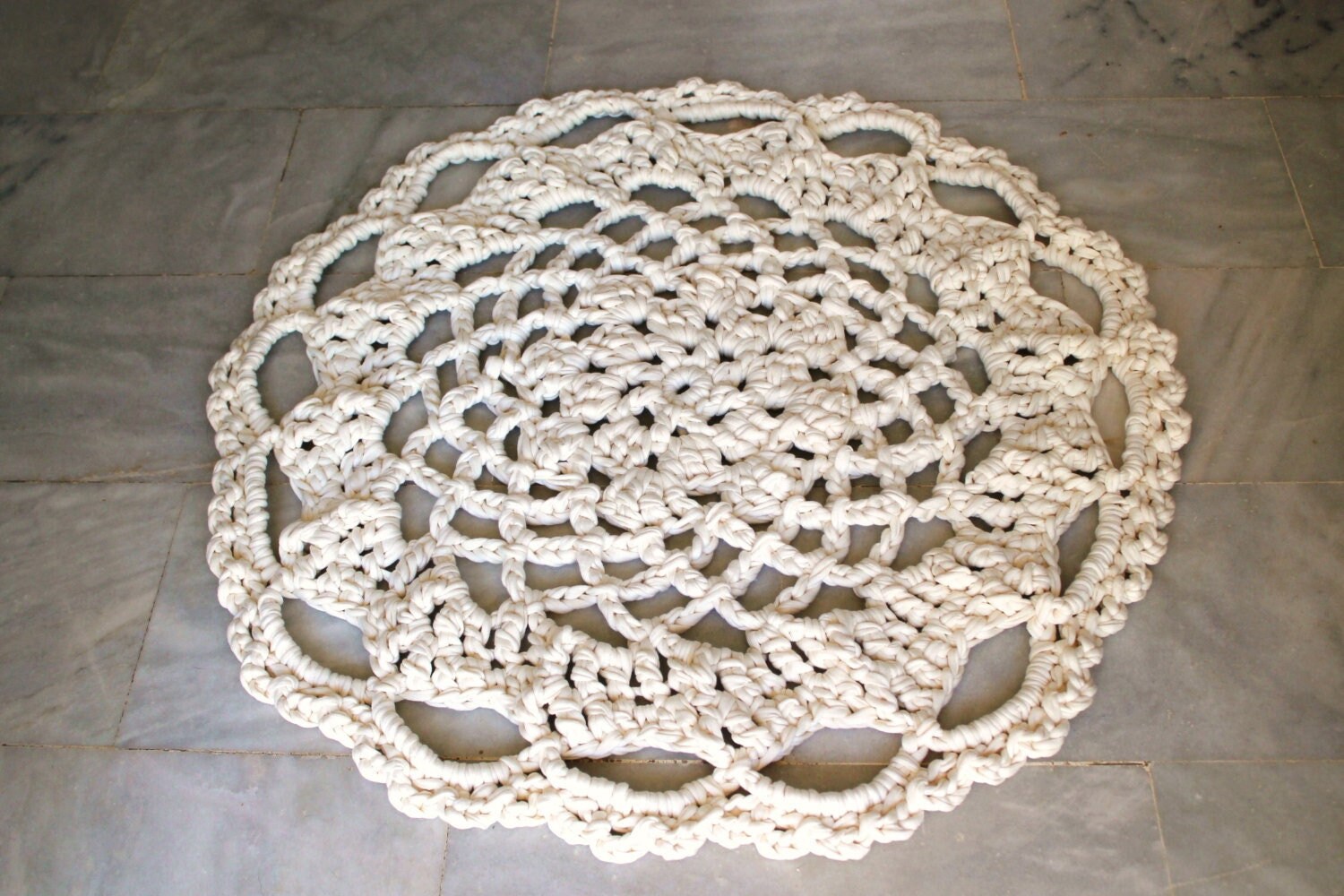 PDF Pattern Crochet Red Rag Rug - Etsy