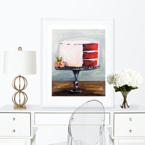 PRINT on Paper or Canvas "red Velvet" - Etsy