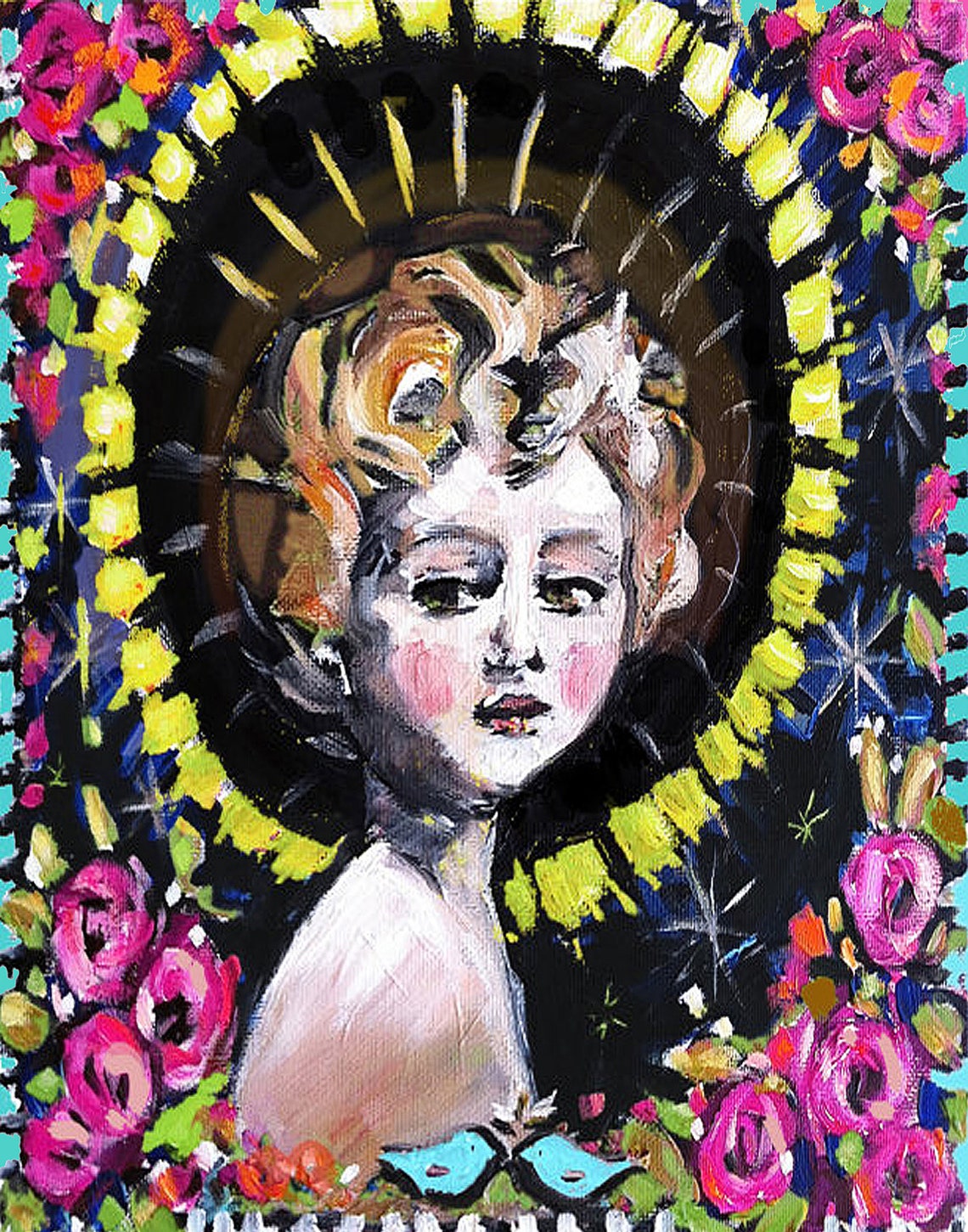 PRINT on Paper or Canvas pretty Little Baby - Etsy