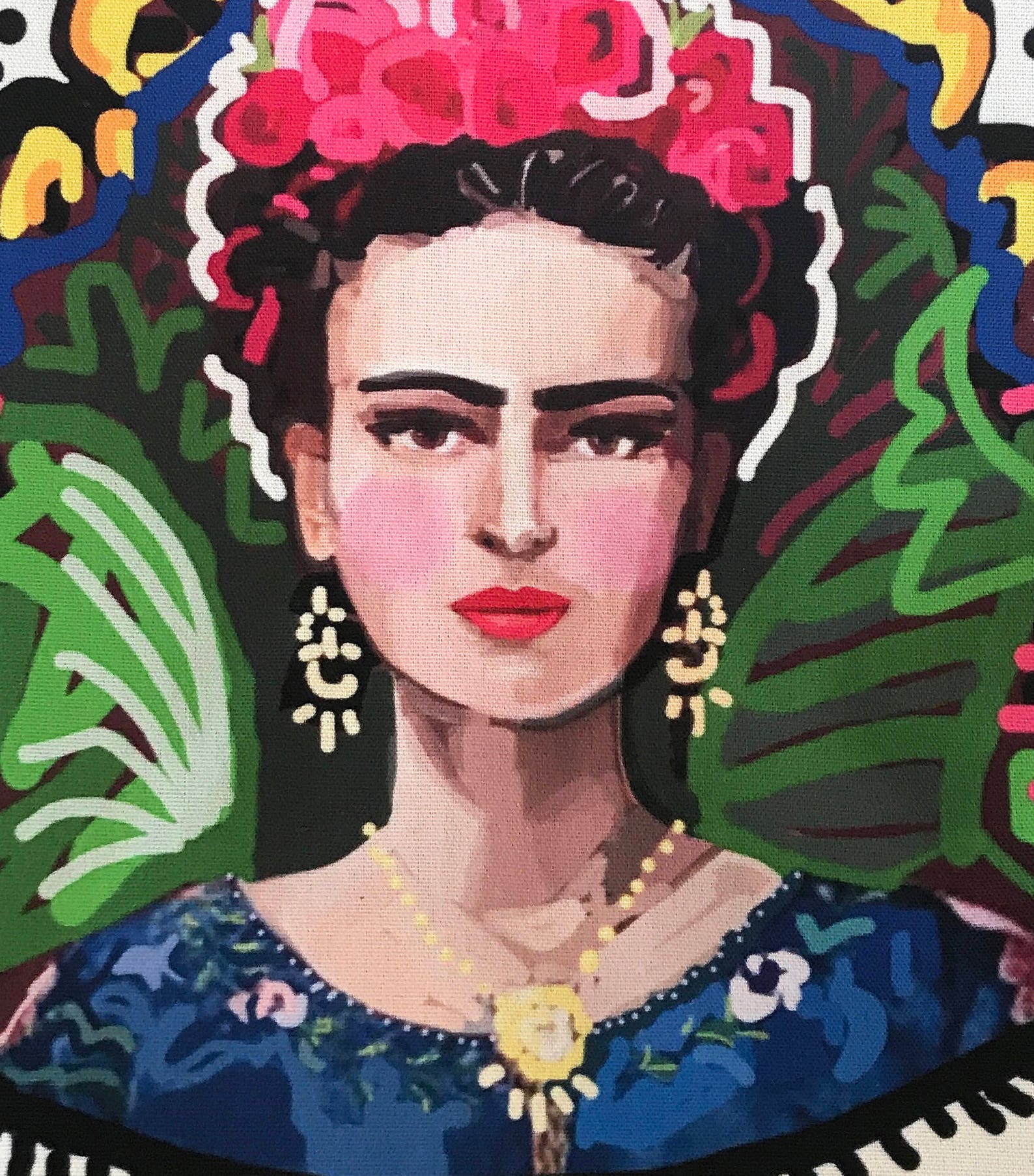 Frida Tote Bag Graphic Frida Art Bag Frida Carryall - Etsy