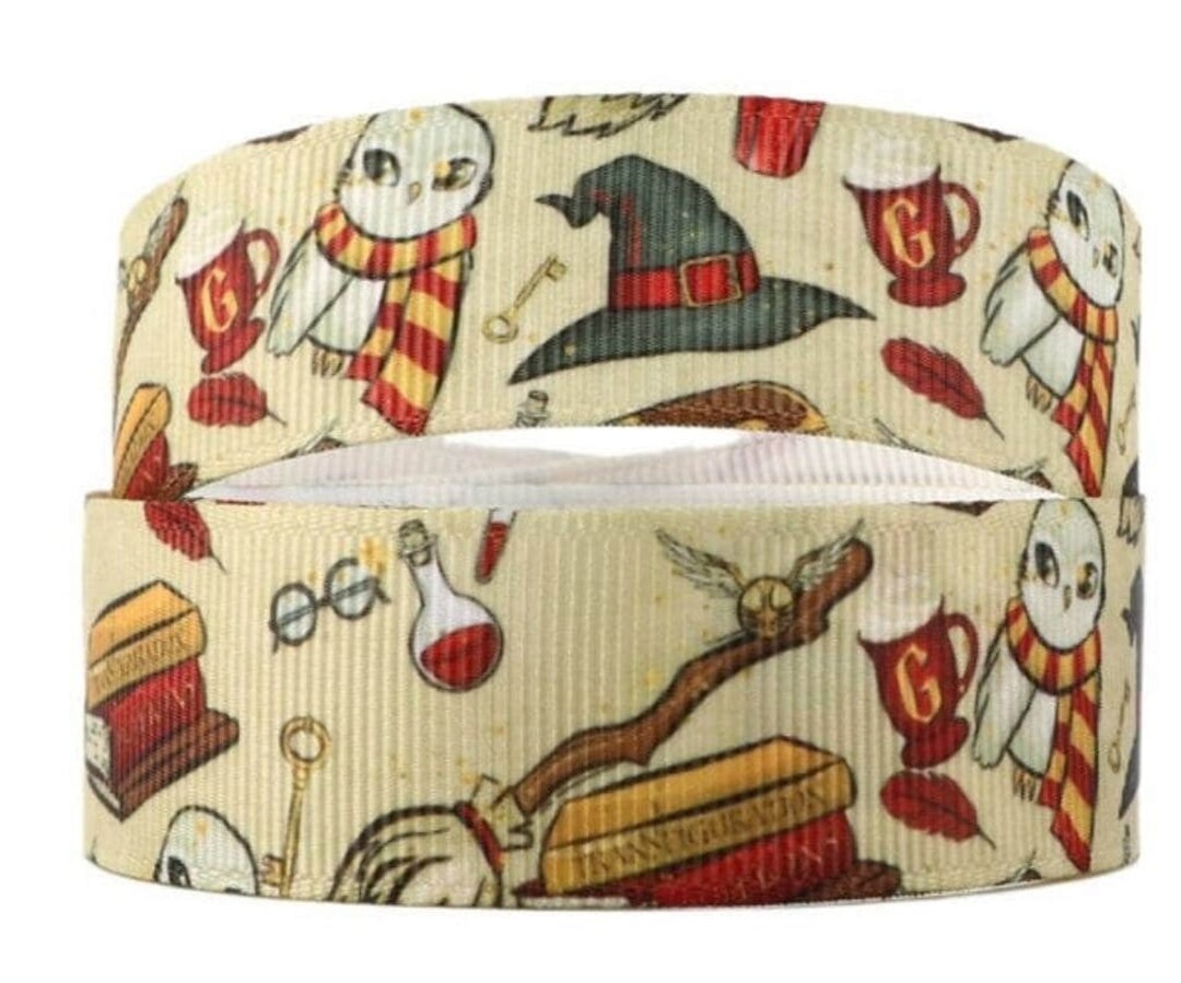 7/8 Movie Character Ribbon 7/8 Grosgrain Ribbon 7/8 Ribbon Wizard Hat ...