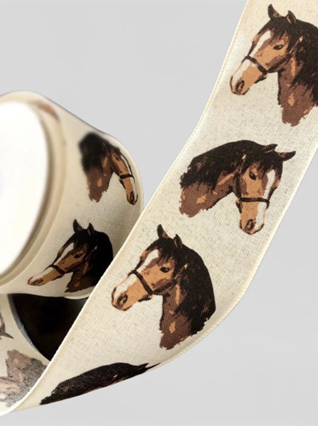 2.5 Wired Horse Ribbon, 2.5 Equine Ribbon, 2.5 Wired Ribbon, 2.5 Ribbon ...