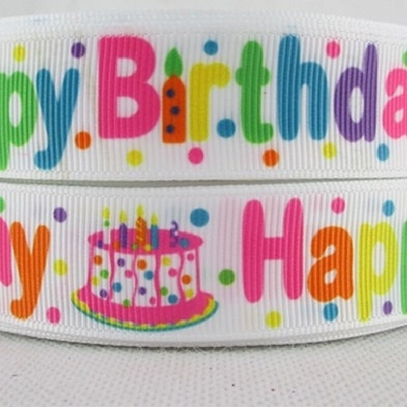 Happy Birthday Ribbon - Etsy