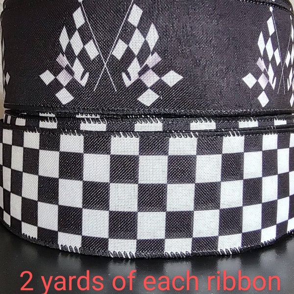 Checkered Ribbon - Etsy