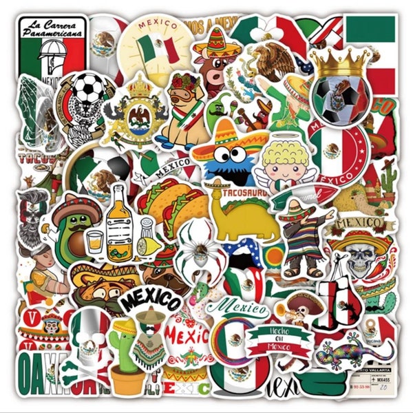 Waterproof Mexico Stickers - Etsy