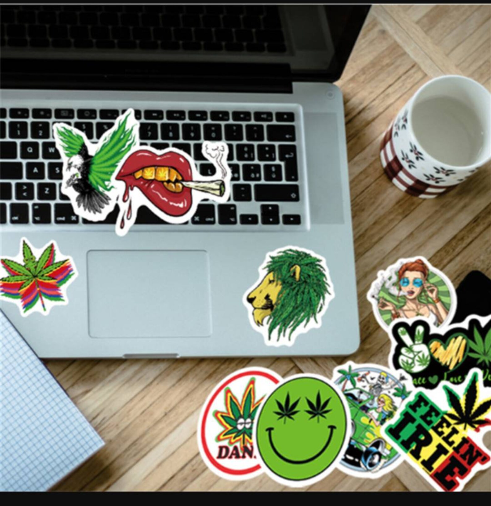 Pot Leaf Stickers Decal Stickers Pack Waterproof Vehicle - Etsy