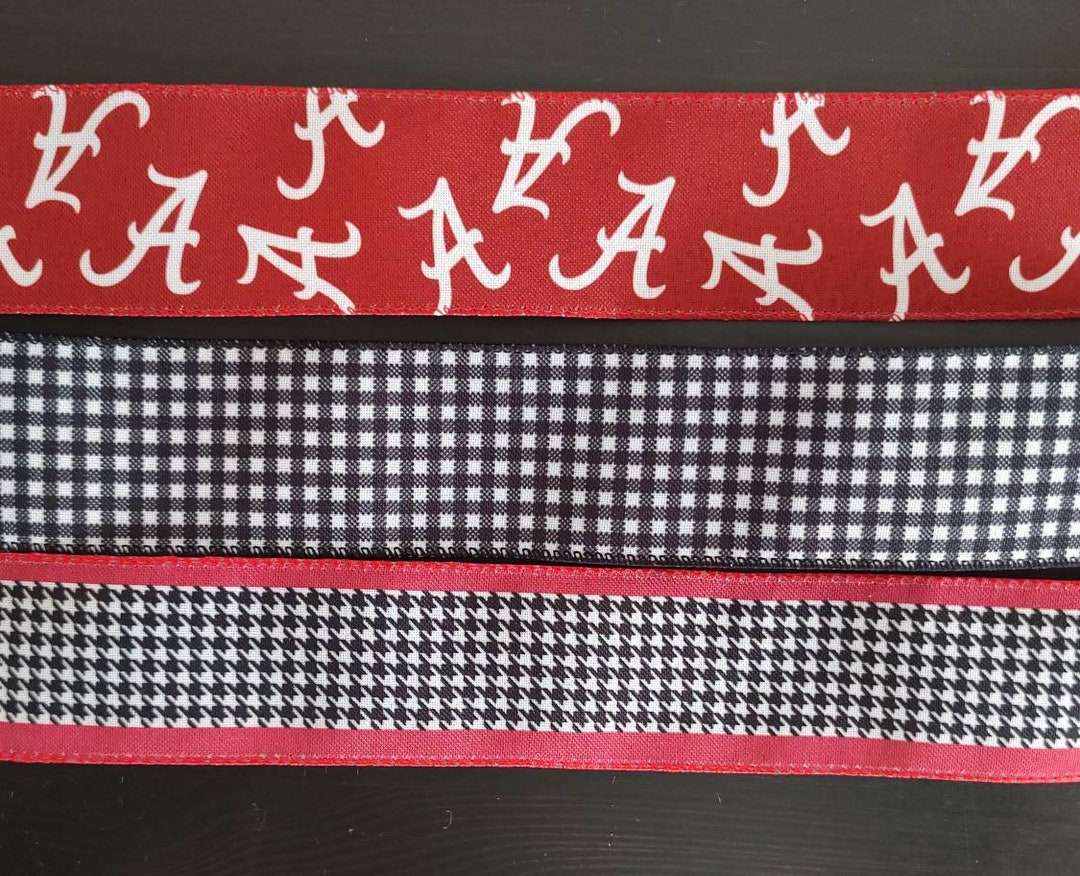 College WIRED Ribbon 6 Yard Lot, 2 Wired Football Ribbon, 2 Yards of ...