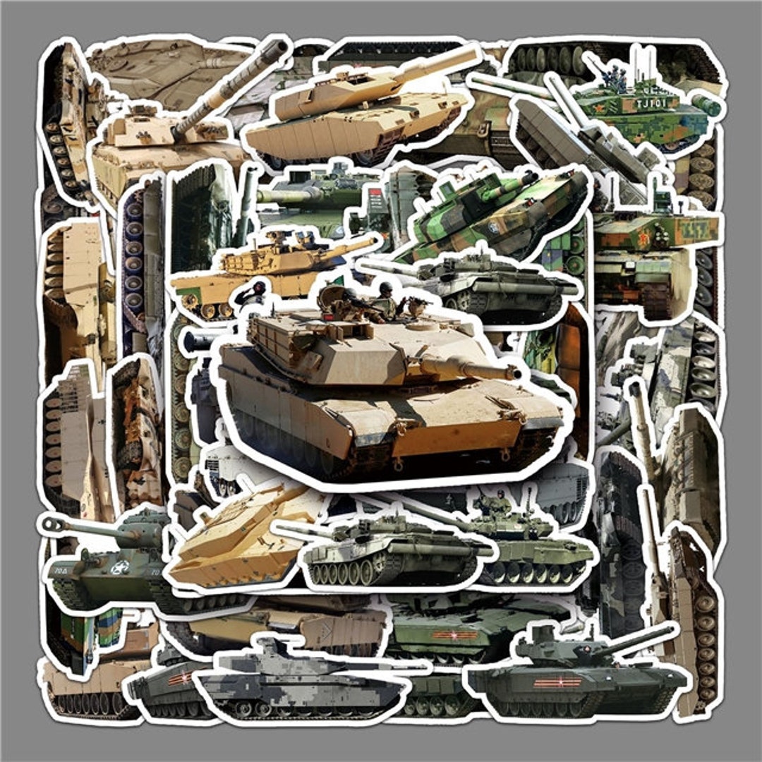 Tanks Stickers Decal Stickers Pack Waterproof Vehicle, Water Bottle ...