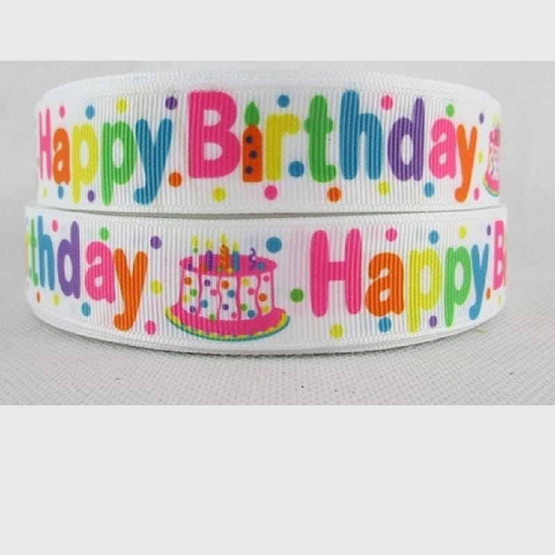 Happy Birthday Ribbon - Etsy