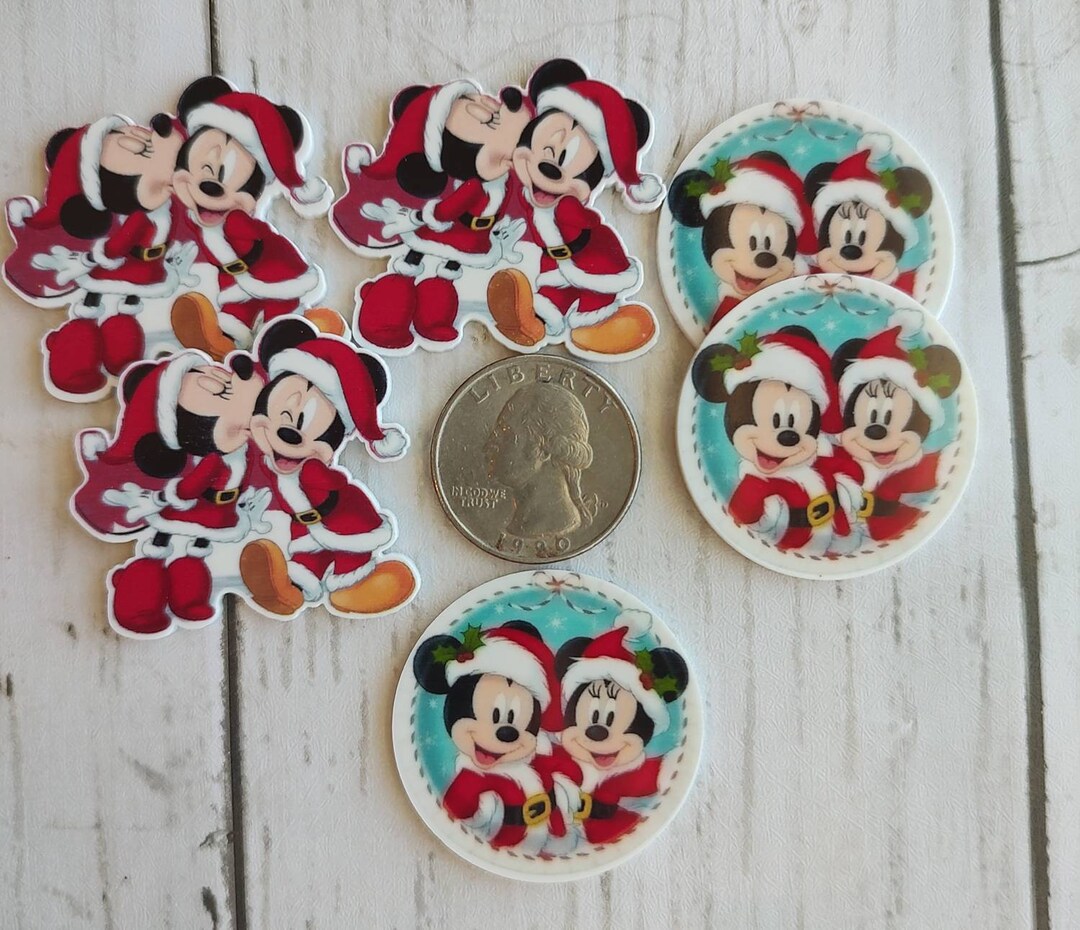 6 NEW Mouse Flat Back Planar Resins Christmas Planar Resins - Etsy