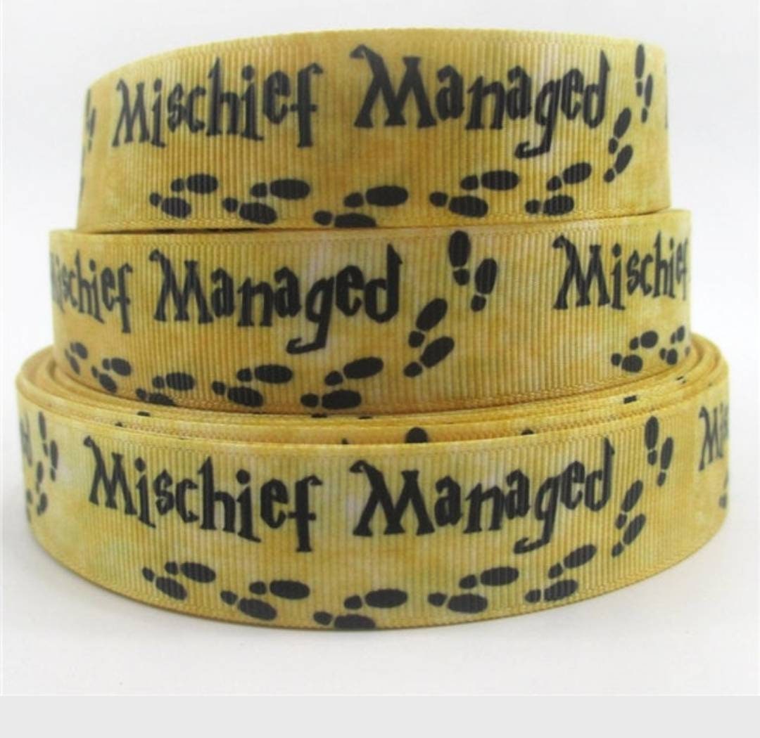 7/8 Movie Character Ribbon 7/8 Grosgrain Ribbon 7/8 Ribbon Mischief ...