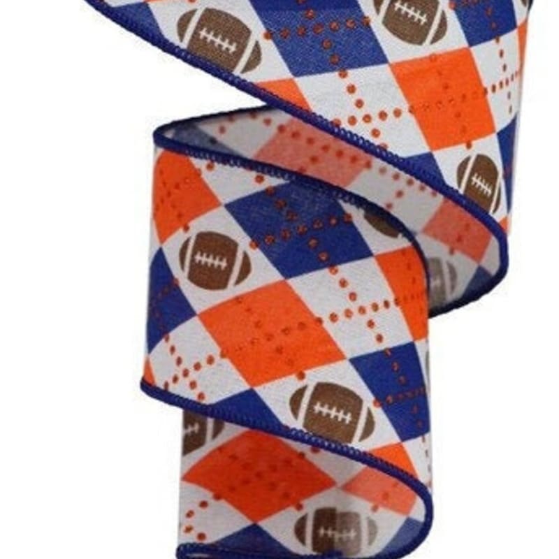 Blue Argyle Fabric - Etsy