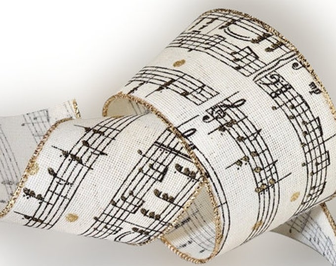 7/8 Music Notes Grosgrain Ribbon for Hair Bows Diy - Etsy
