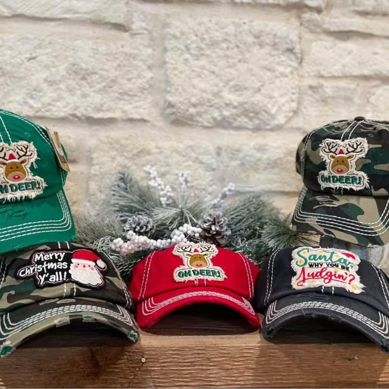 Distressed Baseball Cap - Etsy