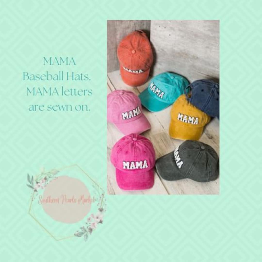 MAMA Hat/mom Hat/chenille Mama/mother's Day/baseball MAMA - Etsy