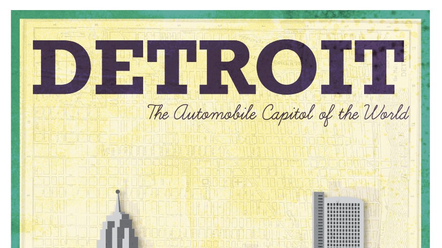 Personalized Wedding Poster - Detroit - Etsy