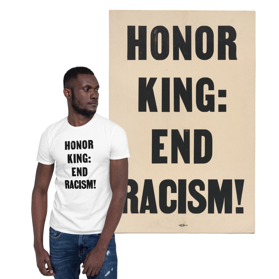 Honor King: End Racism! BLM Short-sleeve Unisex T-shirt - Etsy