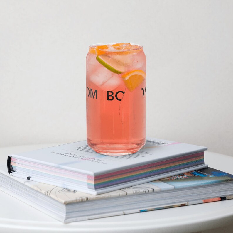 LGBTQ Gay Bottom Pride Can-shaped Glass - Etsy