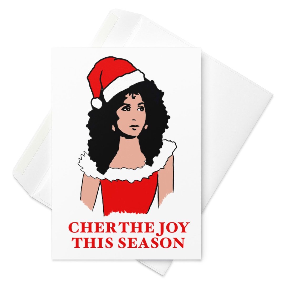 Cher the Joy This Season Christmas Card - Etsy