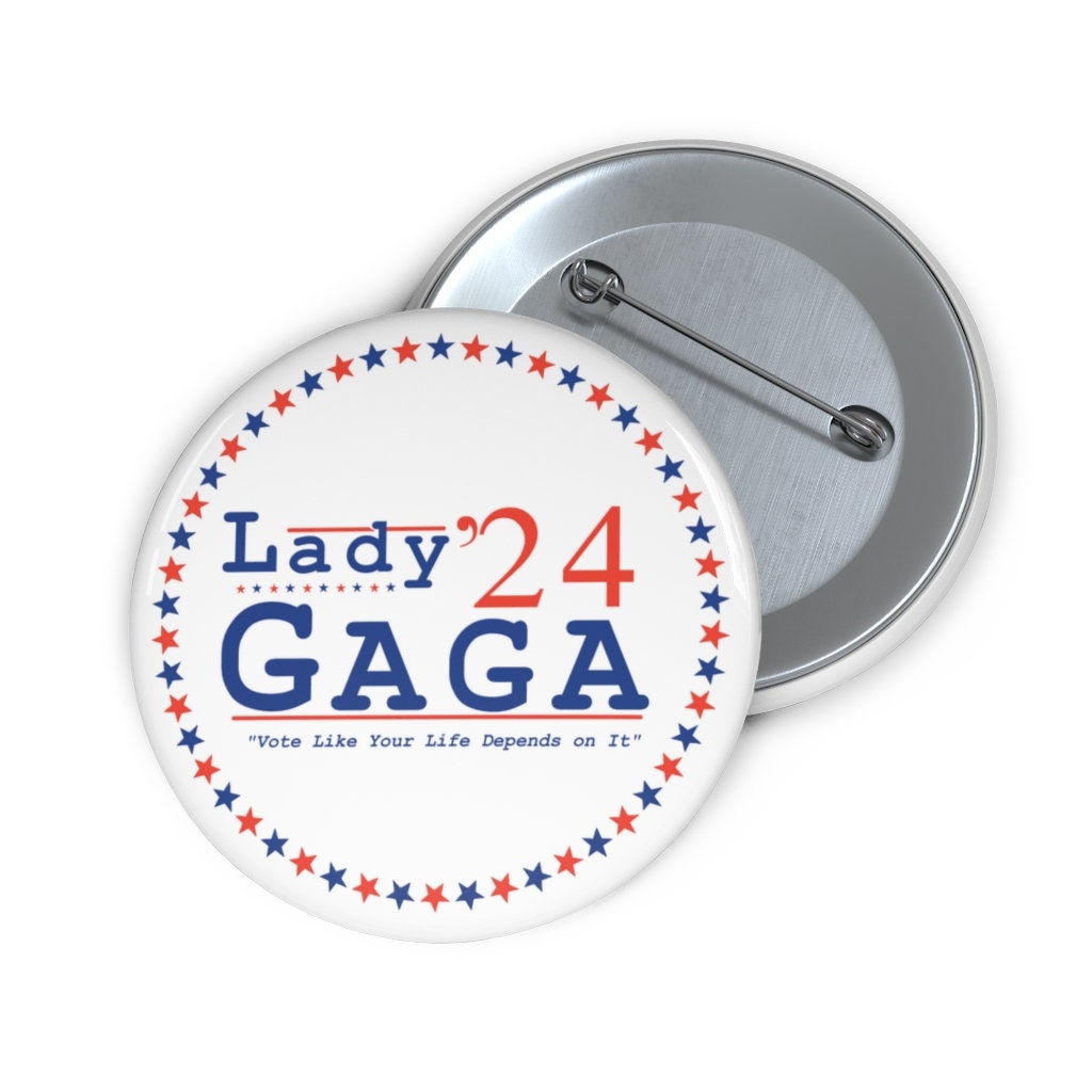 LADY GAGA 2024 Campaign President 2024 Graphic Pins - Etsy