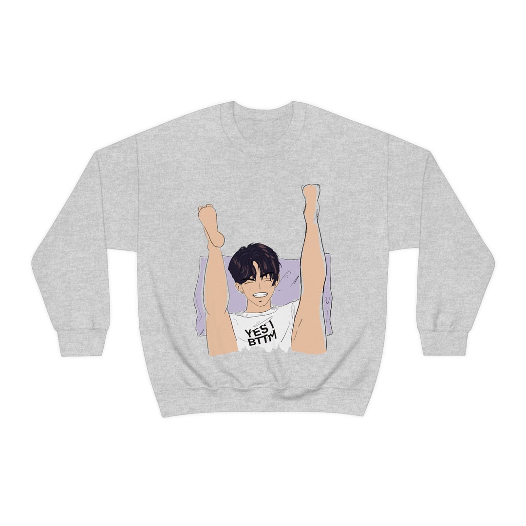 Yes I Bottom Gay Yaoi Graphic Unisex Heavy Blend Crewneck Sweatshirt - Etsy