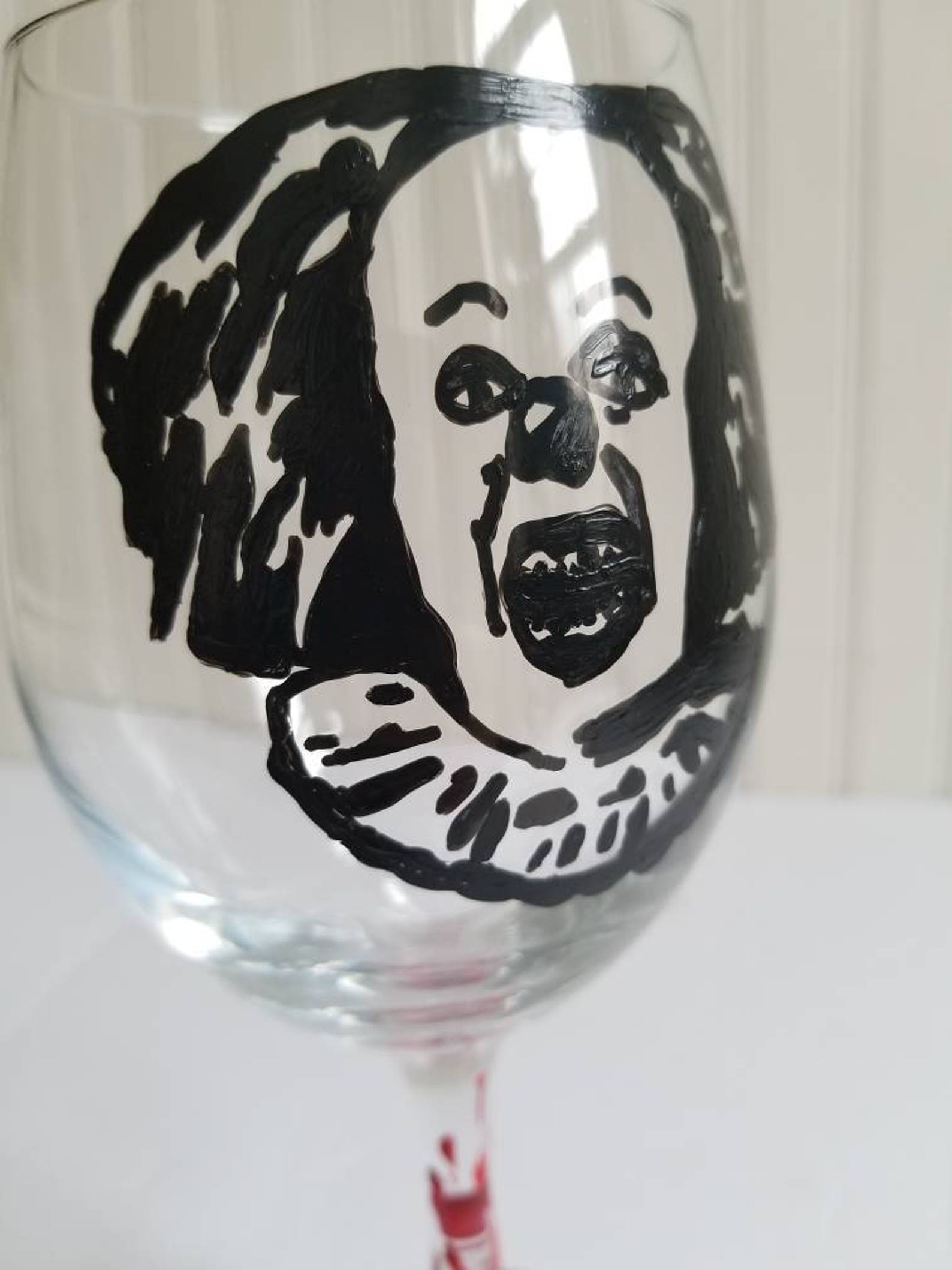 Halloween Wine Glass IT Pennywise Halloween Party Glass Halloween ...