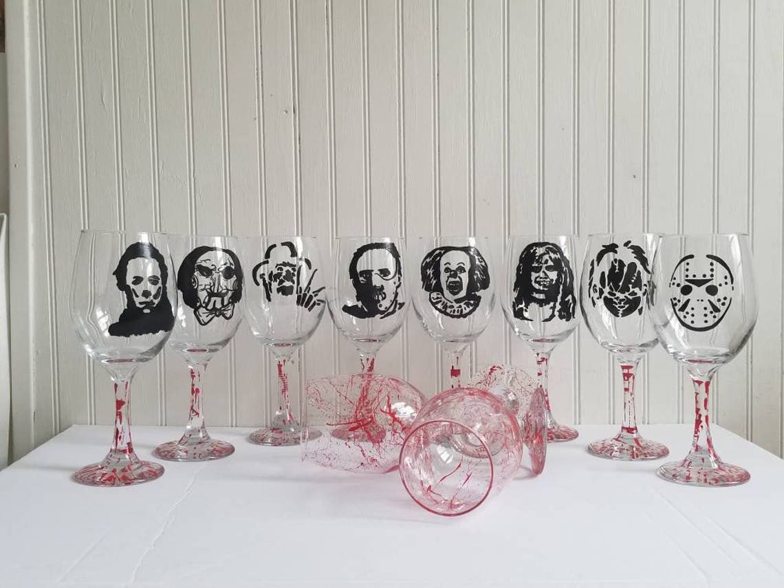 Halloween Wine Glass IT Pennywise Halloween Party Glass Halloween ...