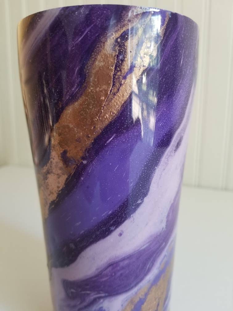 Hydro Dipped Tumbler Stainless Steel Tumbler Handmade Hydro | Etsy