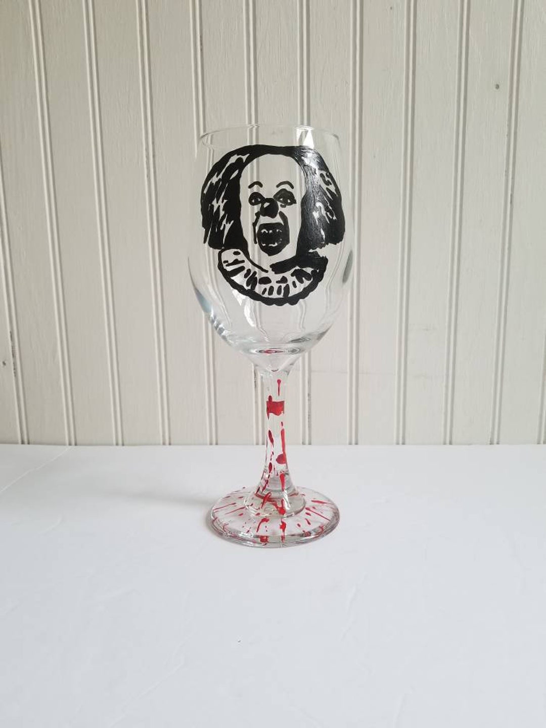 Halloween Wine Glass IT Pennywise Halloween Party Glass Halloween ...