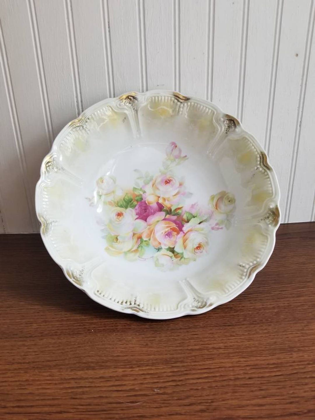 Vintage Serving Bowl Wedding Decoration Germany Bowl Cottage Antique ...