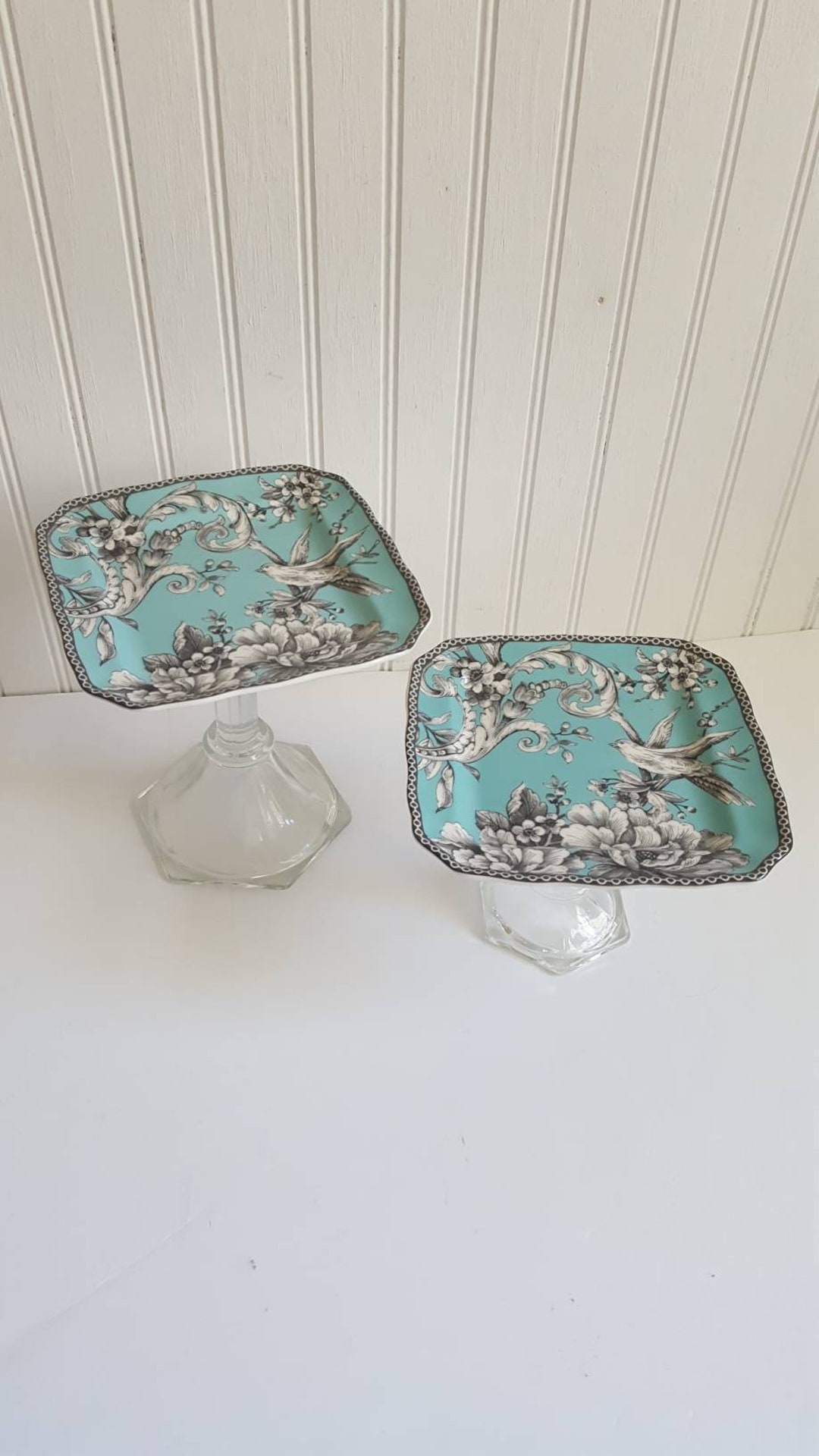 Dessert Plate Cake Plate Decorative Plates Pedestal Plate - Etsy